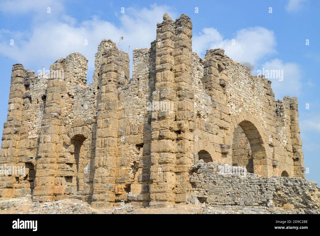 Aspendos was an ancient Greco-Roman city in Antalya. Famous historical ...