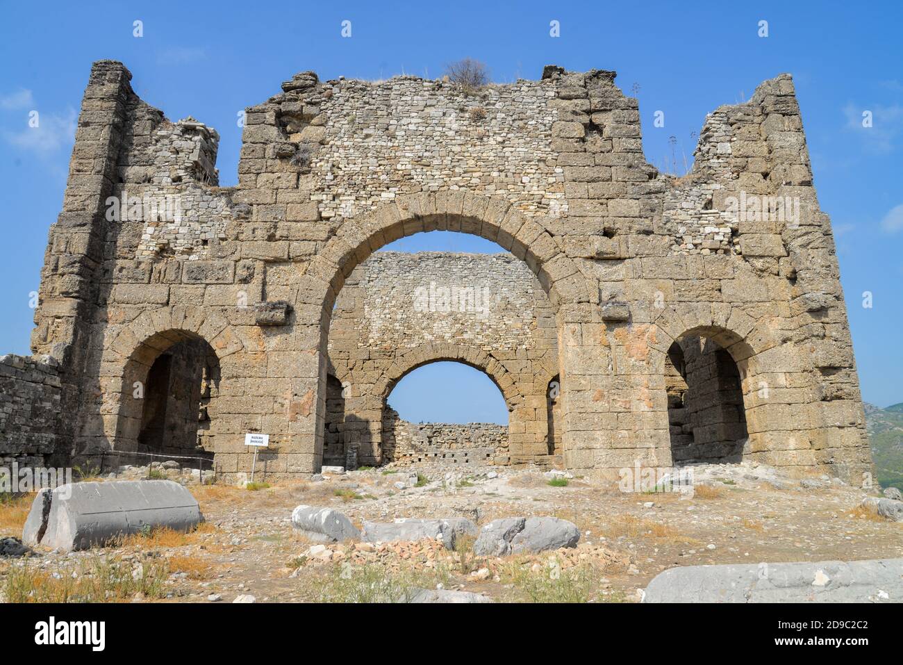 Aspendos was an ancient Greco-Roman city in Antalya. Famous historical ...