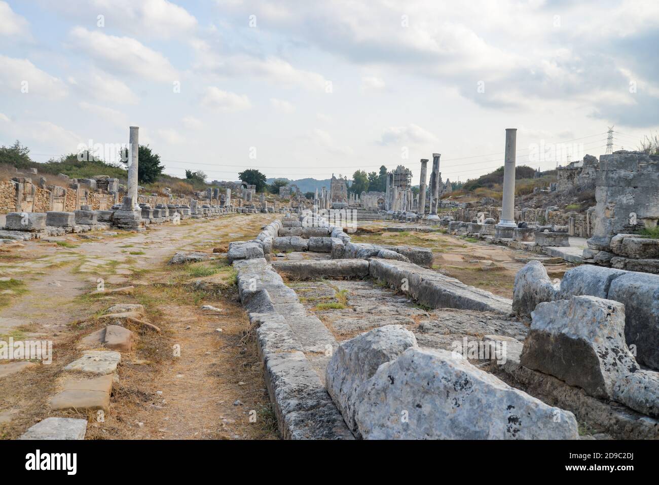 Perge Ancient City, Antalya - Turkey. Perge used to be one of the most ...