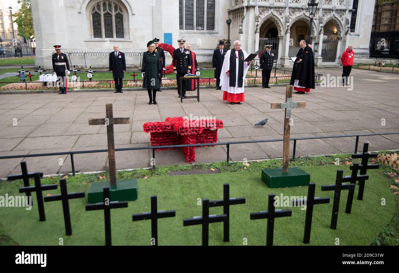 The Dean of Westminster Abbey, The Very Reverend David Hoyle, gives a ...