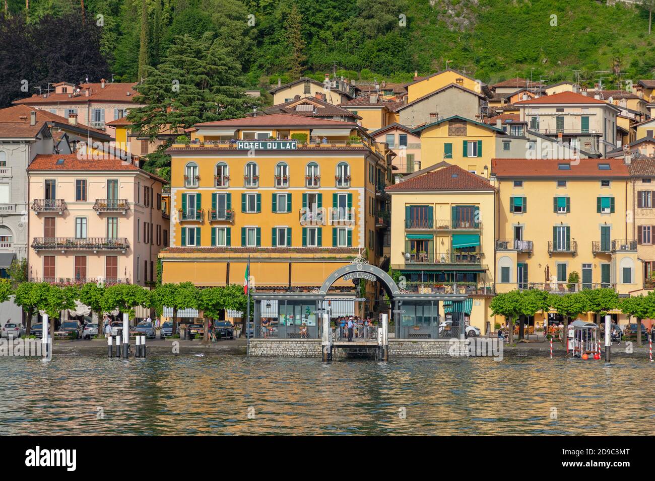 Bellagio, Italy - June 14, 2019: Waterfront Houses at Lake Como in ...