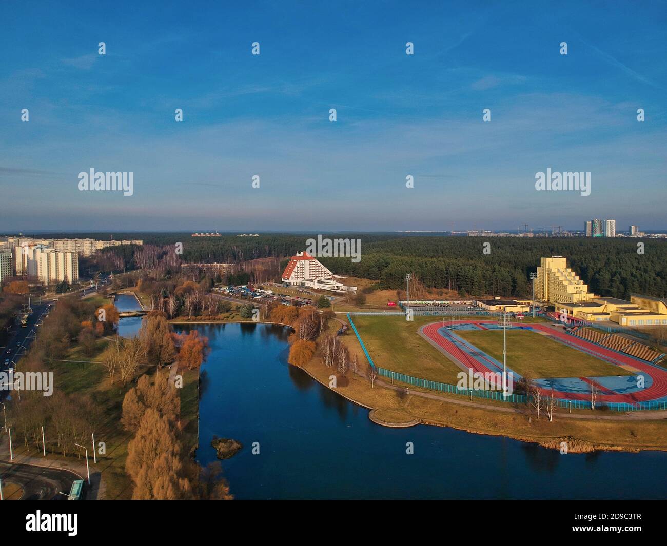 Aerial shot from a city Stock Photo - Alamy