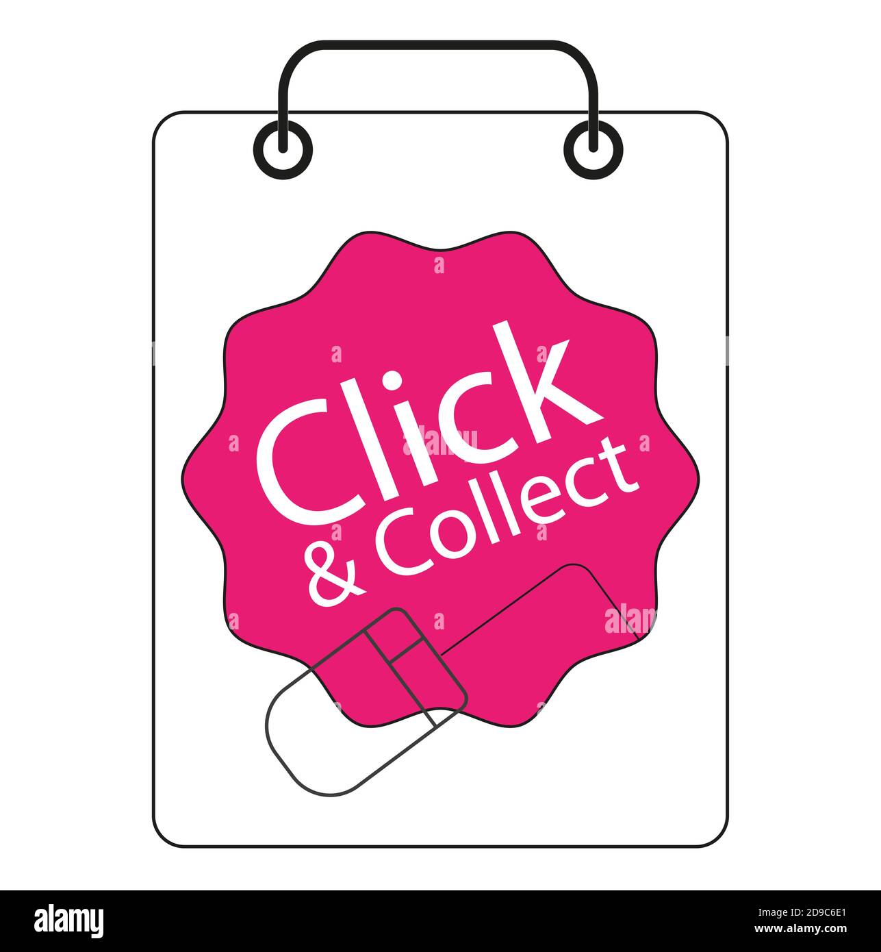 Internet click vector vectors hi-res stock photography and images - Alamy