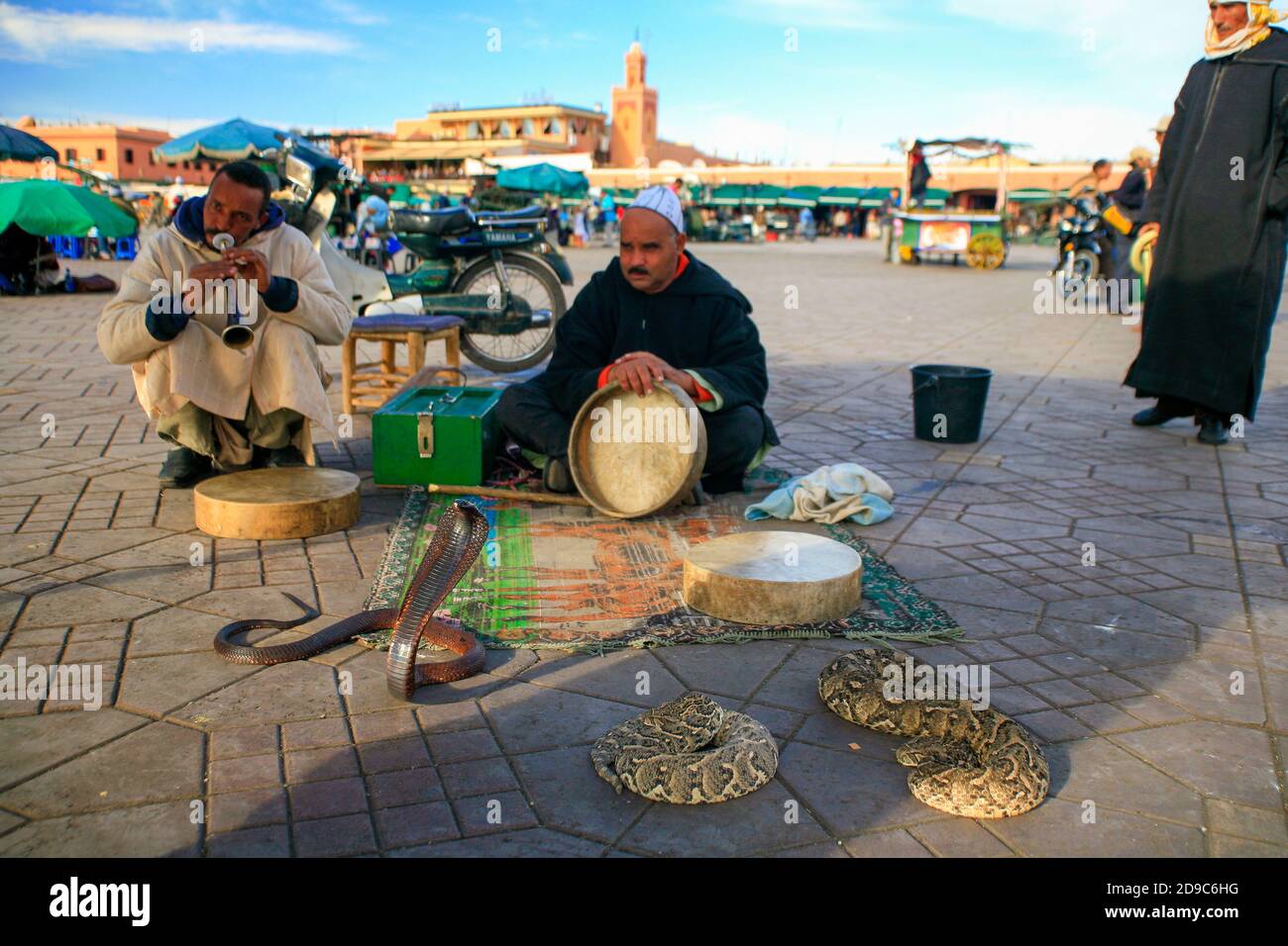 Jemaa el Fna, the main square in Marrakech, Morocco Stock Photo - Alamy