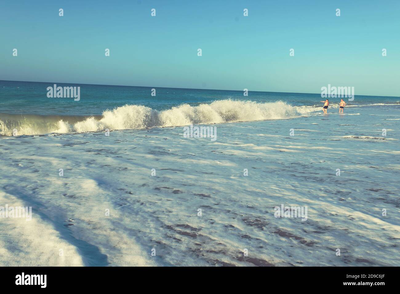 Vintage Seascape background. tinted image Stock Photo - Alamy