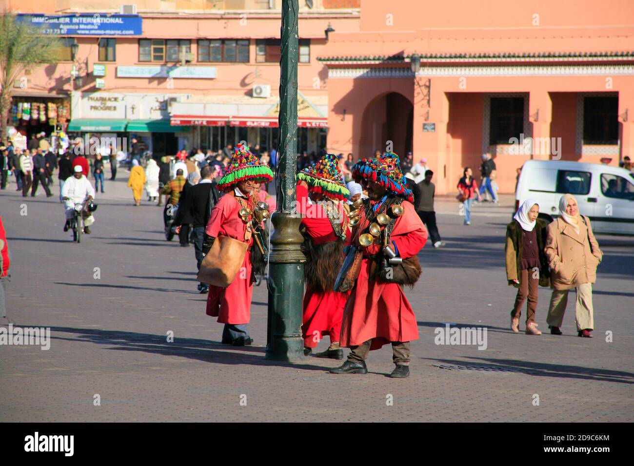 Jemaa el Fna, the main square in Marrakech, Morocco Stock Photo - Alamy