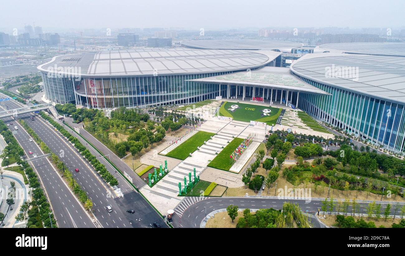 Shanghai. 28th July, 2020. Aerial photo taken on July 28, 2020 shows ...