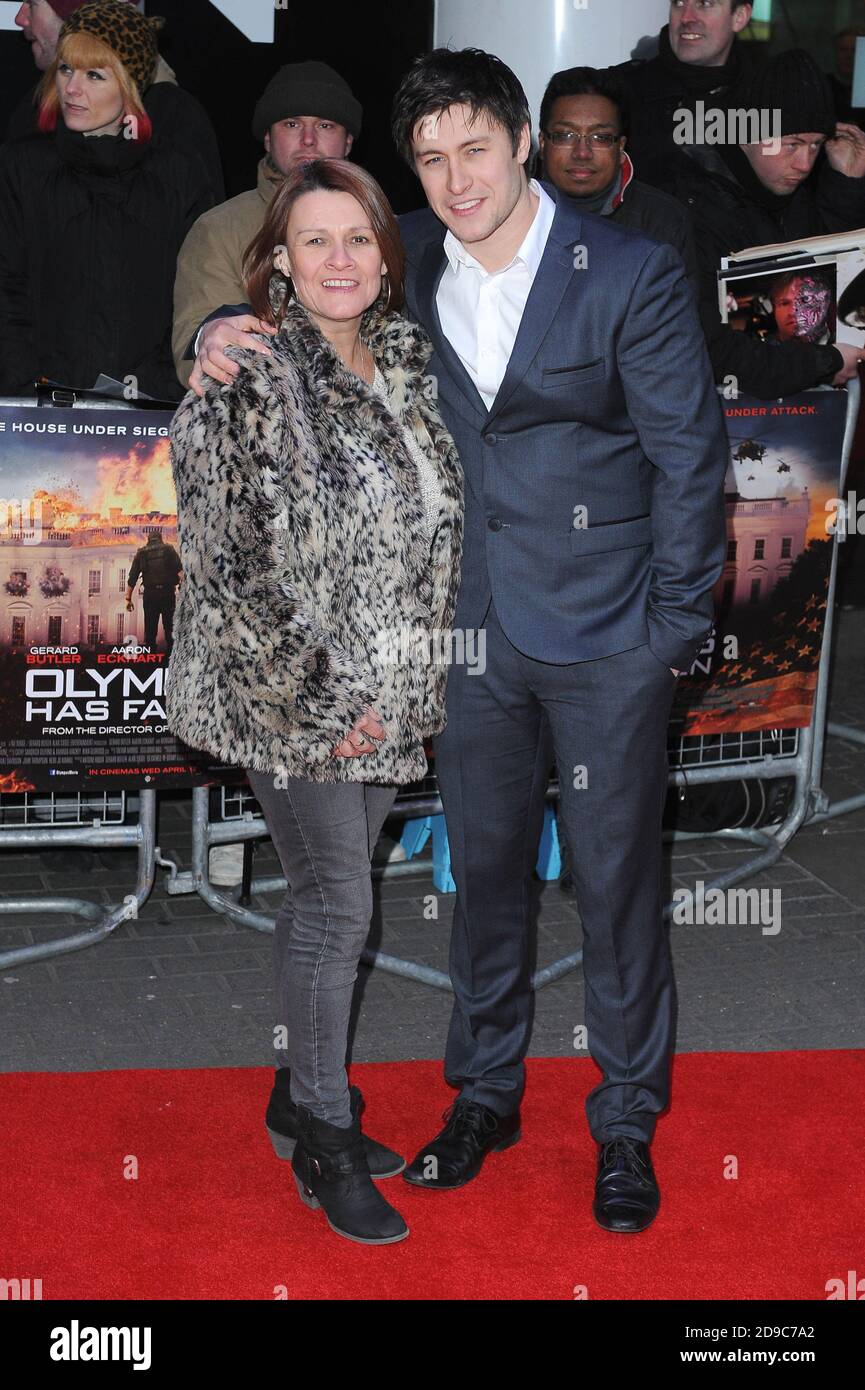 Tony Discipline attends the UK premiere of "Olympus Has Fallen" at BFI ...