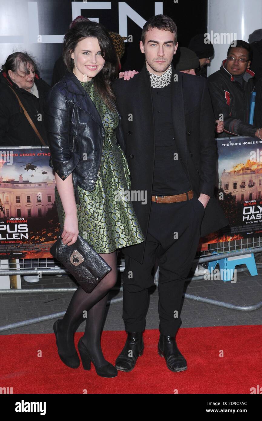 Tom Austen attends the UK premiere of "Olympus Has Fallen" at BFI Imax ...