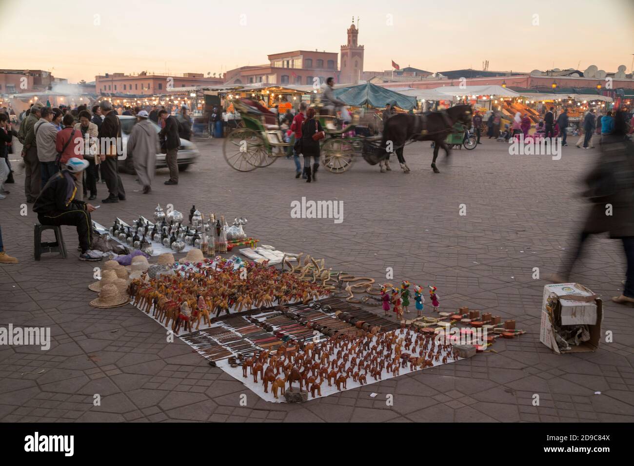 Jemaa el Fna, the main square in Marrakech, Morocco Stock Photo - Alamy