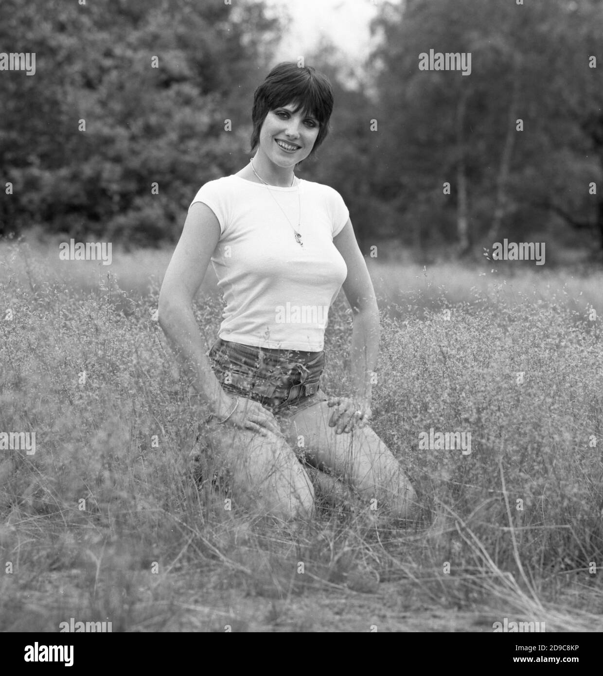 London, UK. LIBRARY. Suzanne Danielle in around 1977 when she was ...