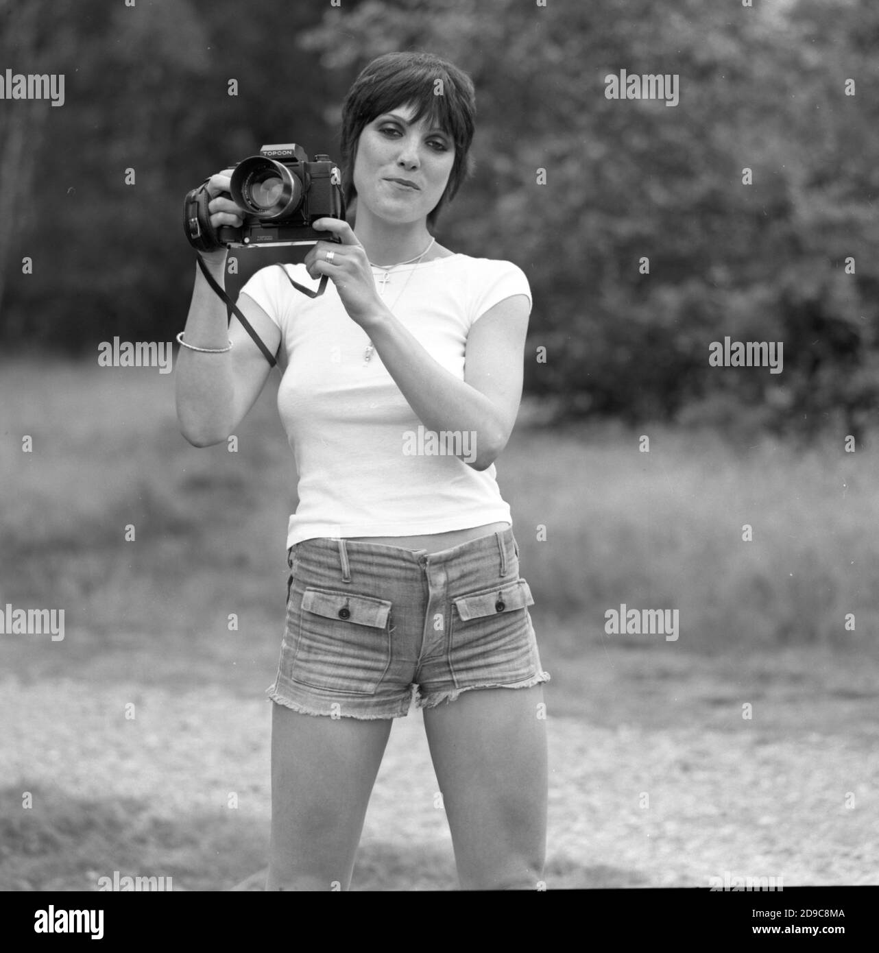 London, UK. LIBRARY. Suzanne Danielle in around 1977 when she was ...