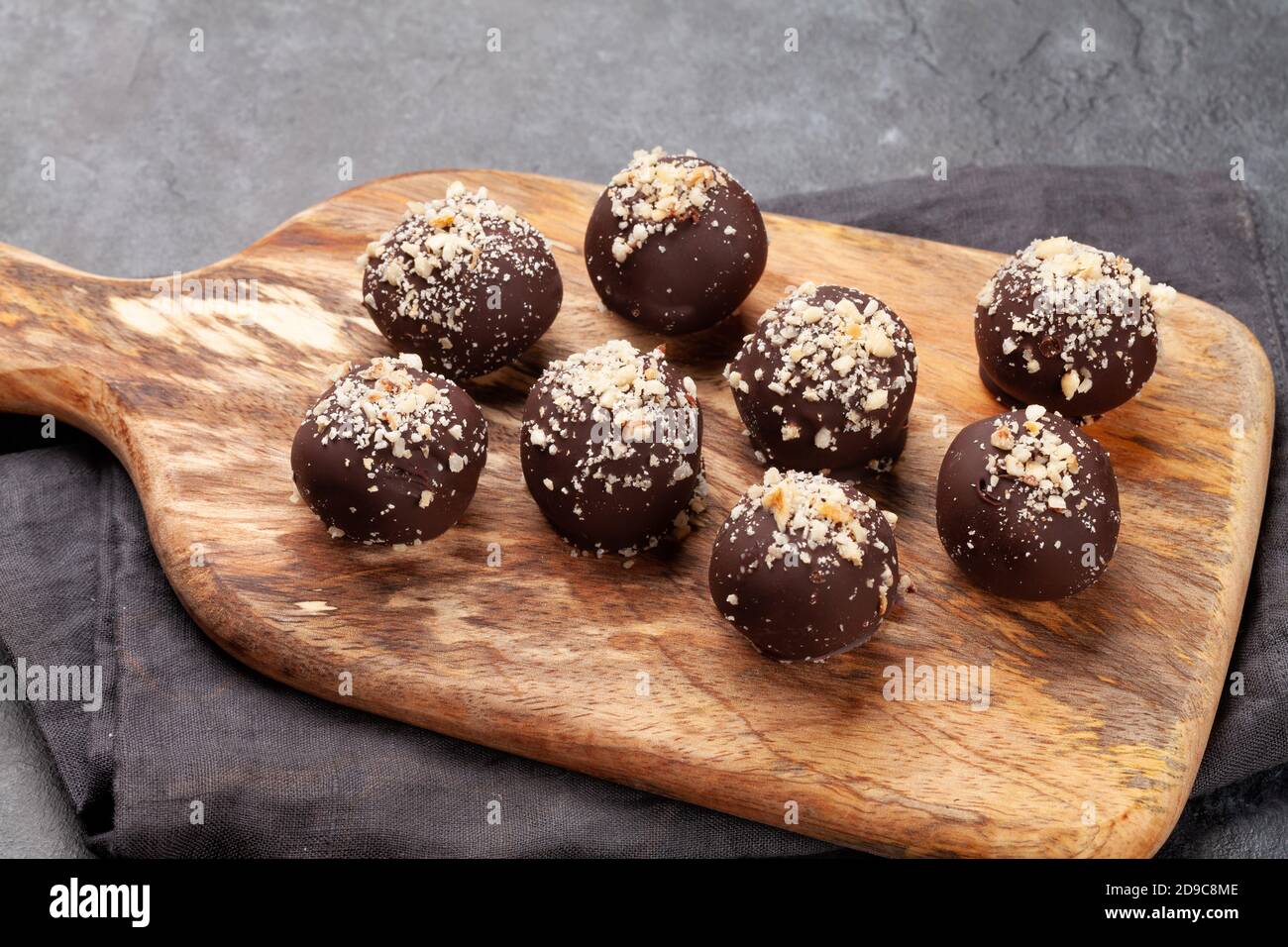 Homemade healthy vegetarian chocolate sweets Stock Photo - Alamy