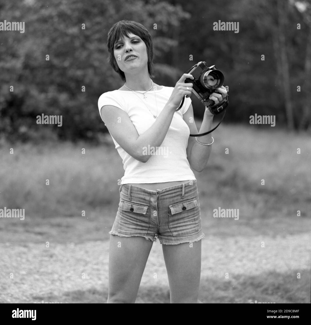 London, UK. LIBRARY. Suzanne Danielle in around 1977 when she was ...