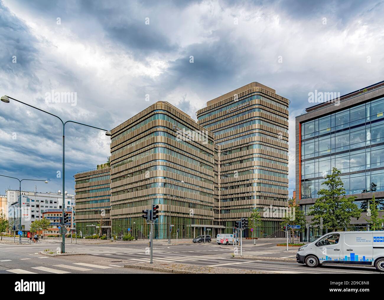 MALMO, SWEDEN - AUGUST 21, 2020: The new modern building of Malmo ...
