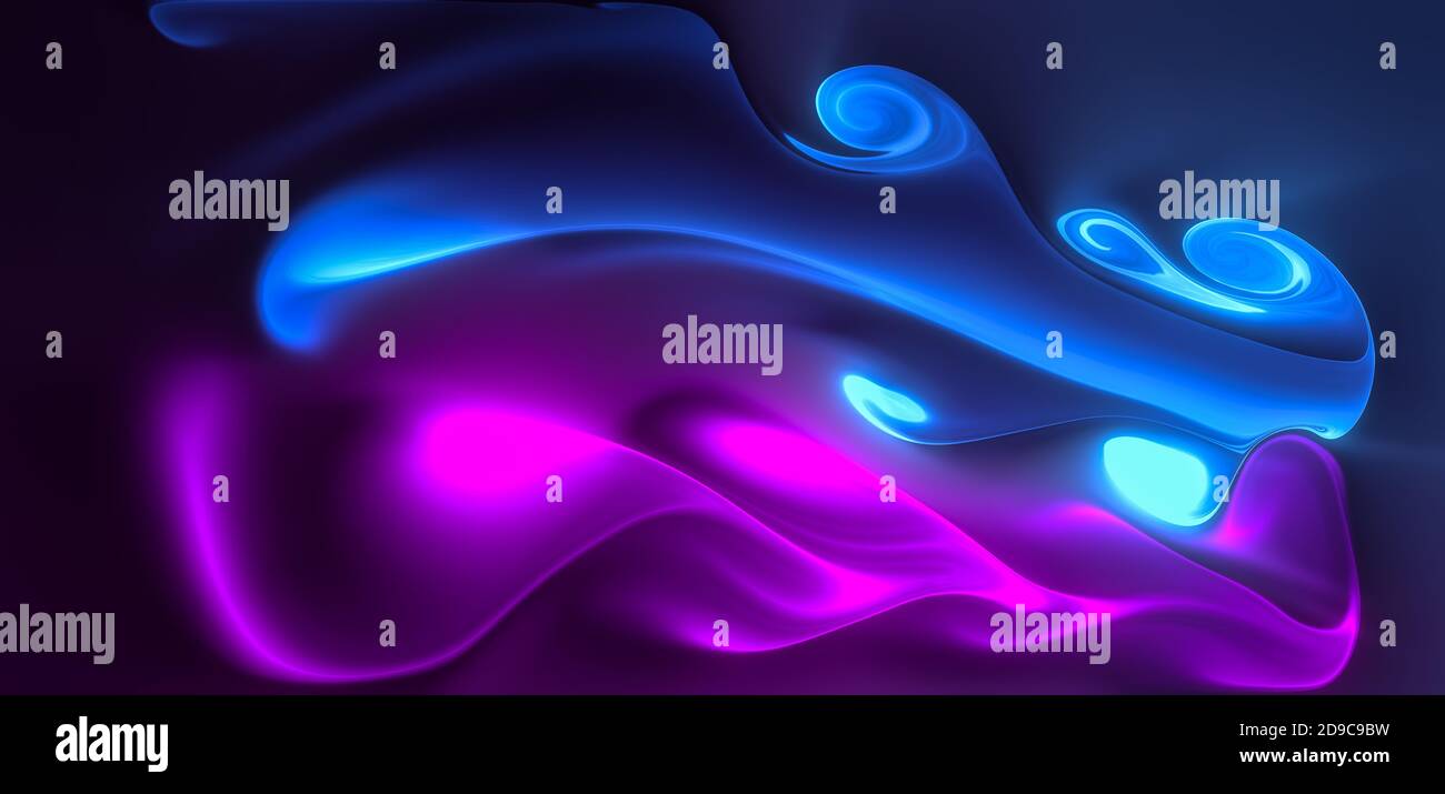 Computer generated artificial rainbow fluid texture Stock Photo - Alamy