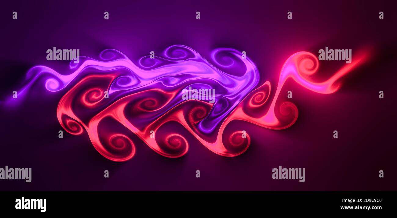 Computer generated artificial rainbow fluid texture Stock Photo - Alamy