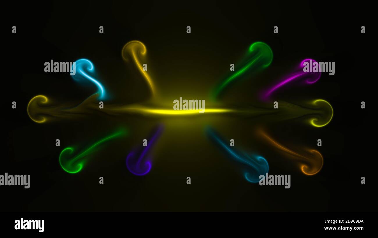 Computer generated artificial rainbow fluid texture Stock Photo - Alamy