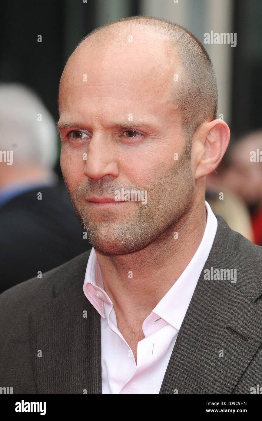 Jason Statham attends the UK premiere of Hummingbird at Odeon West End ...
