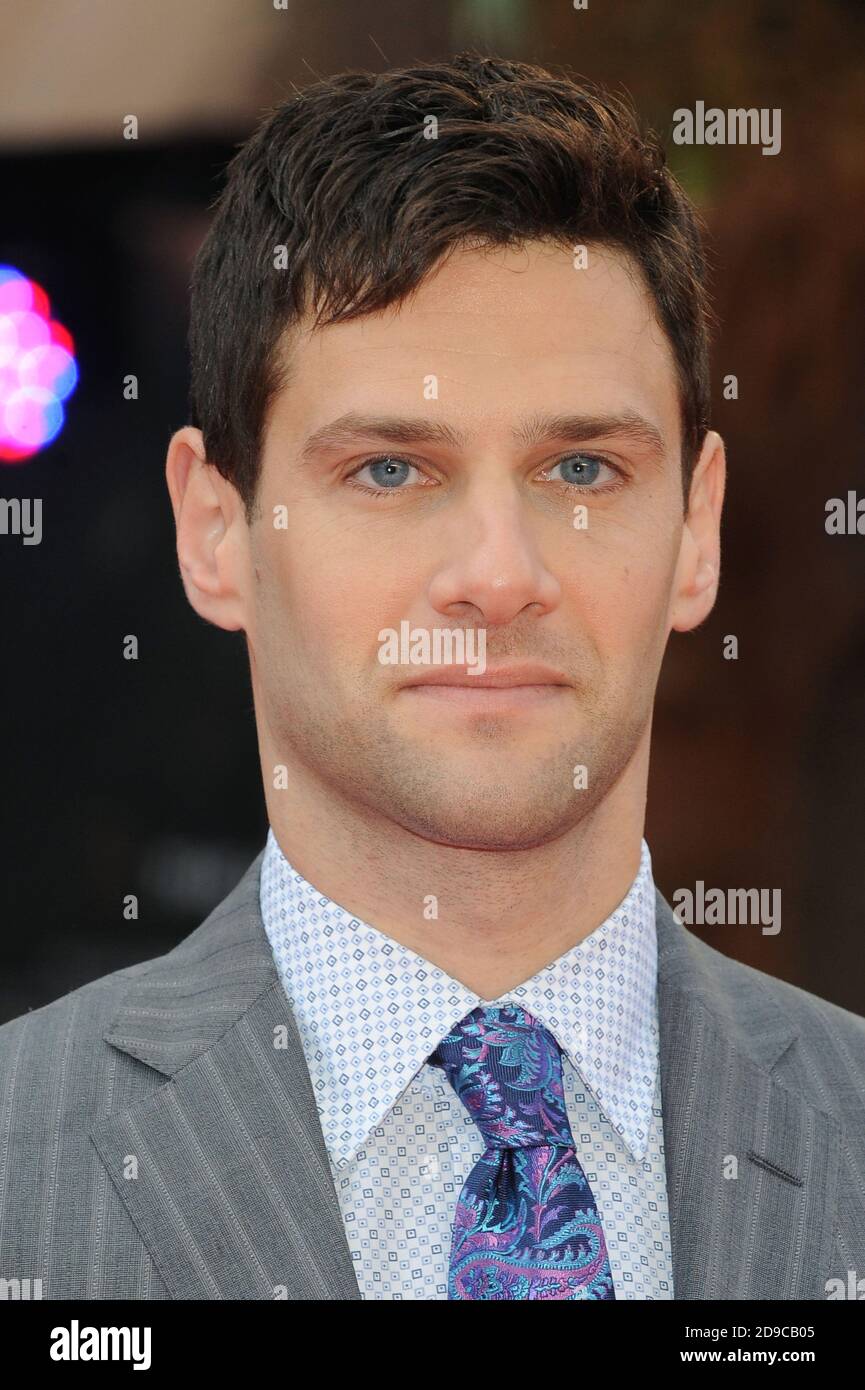 Justin Bartha attends the European Premiere of The Hangover Part 3, at ...