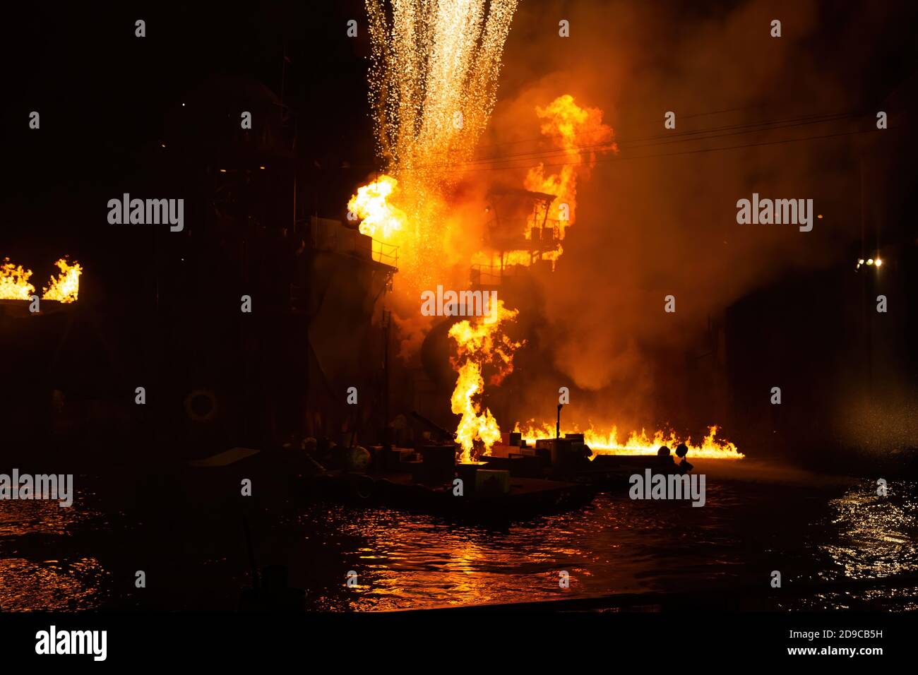 Fiery explosion effect hi-res stock photography and images - Alamy
