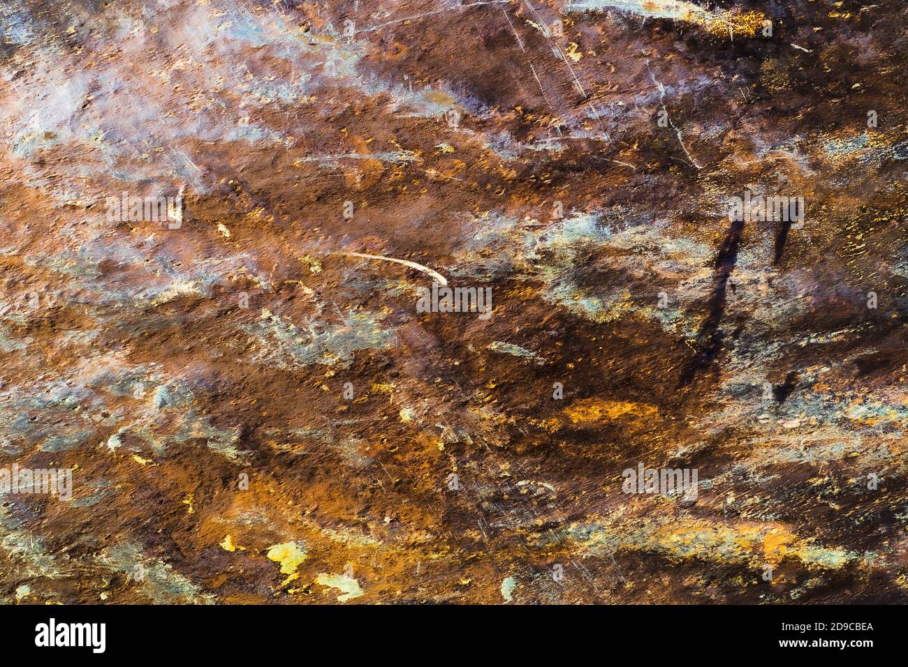Rust Iron Metal Surface. Texture and Background. Aging, Damaged Stock ...