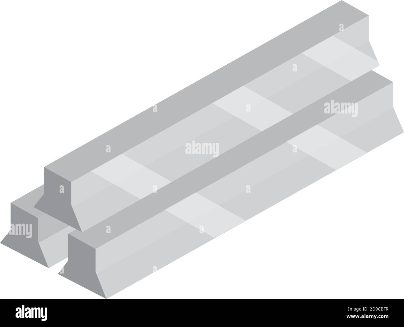 construction iron bars equipment isometric vector illustration Stock ...