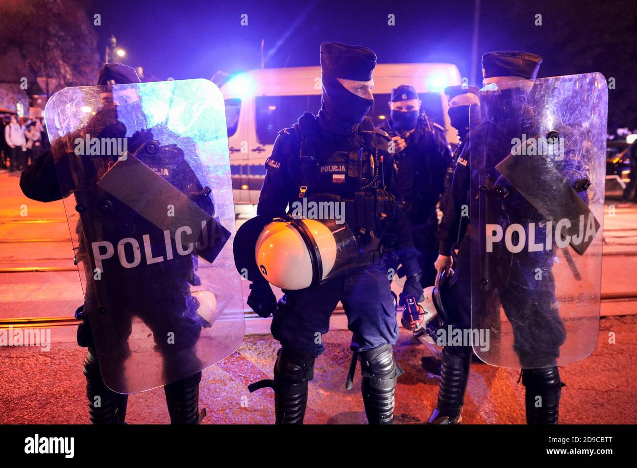 Polish riot police hi-res stock photography and images - Alamy