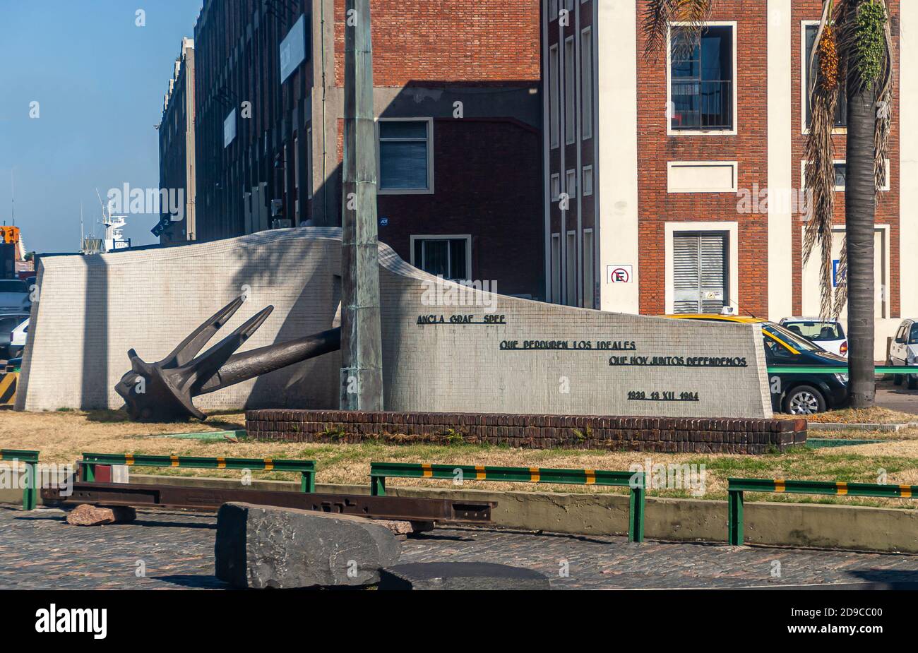 Montevideo, Uruguay- December 18, 2008: Admiral Graf Spee German battle ...