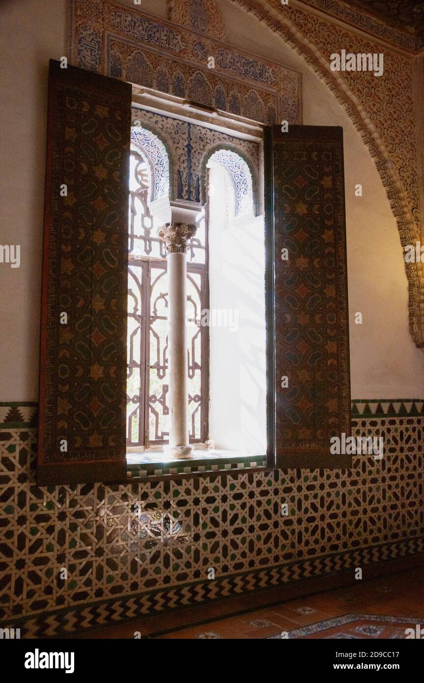 Alcázar in Seville, Spain of Moorish design Stock Photo - Alamy