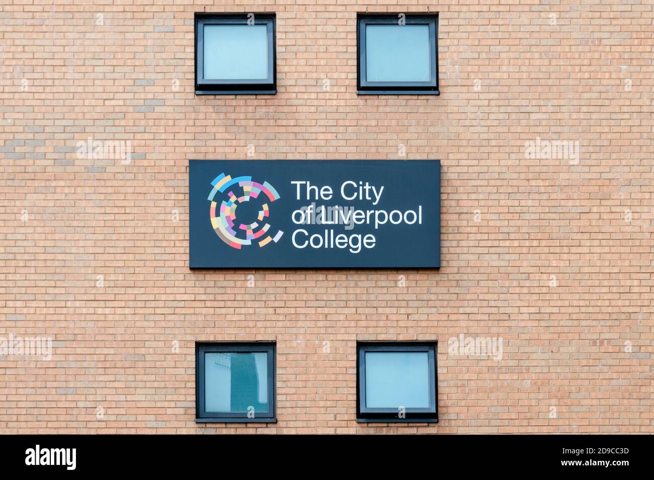Sign for the City of Liverpool College Stock Photo - Alamy