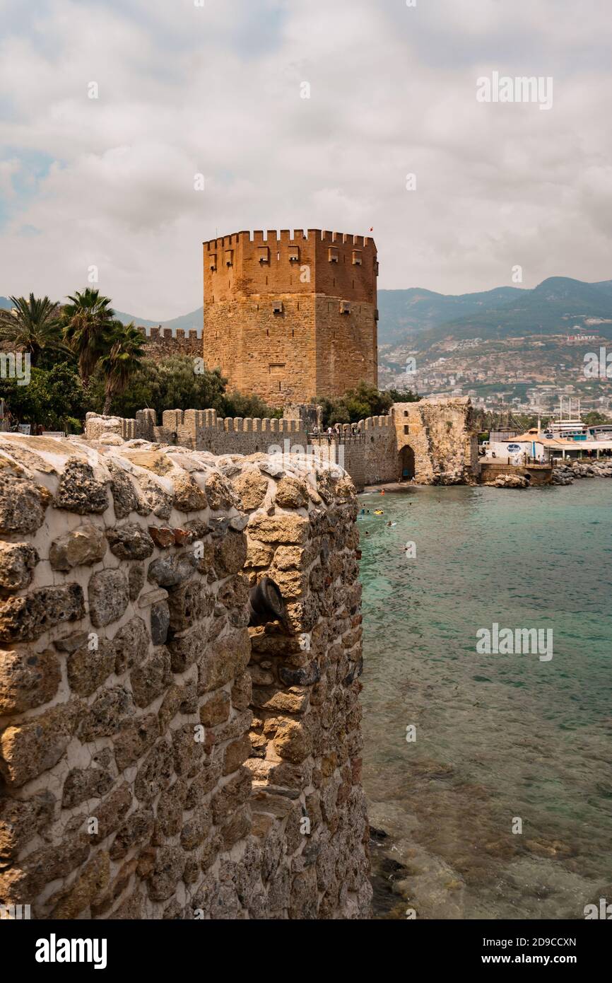 KIZIL KULE - Red Tower, Turkey, Alanya, landmarks, unique architecture ...