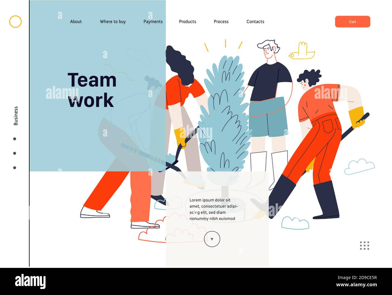 Dig project Stock Vector Images - Alamy