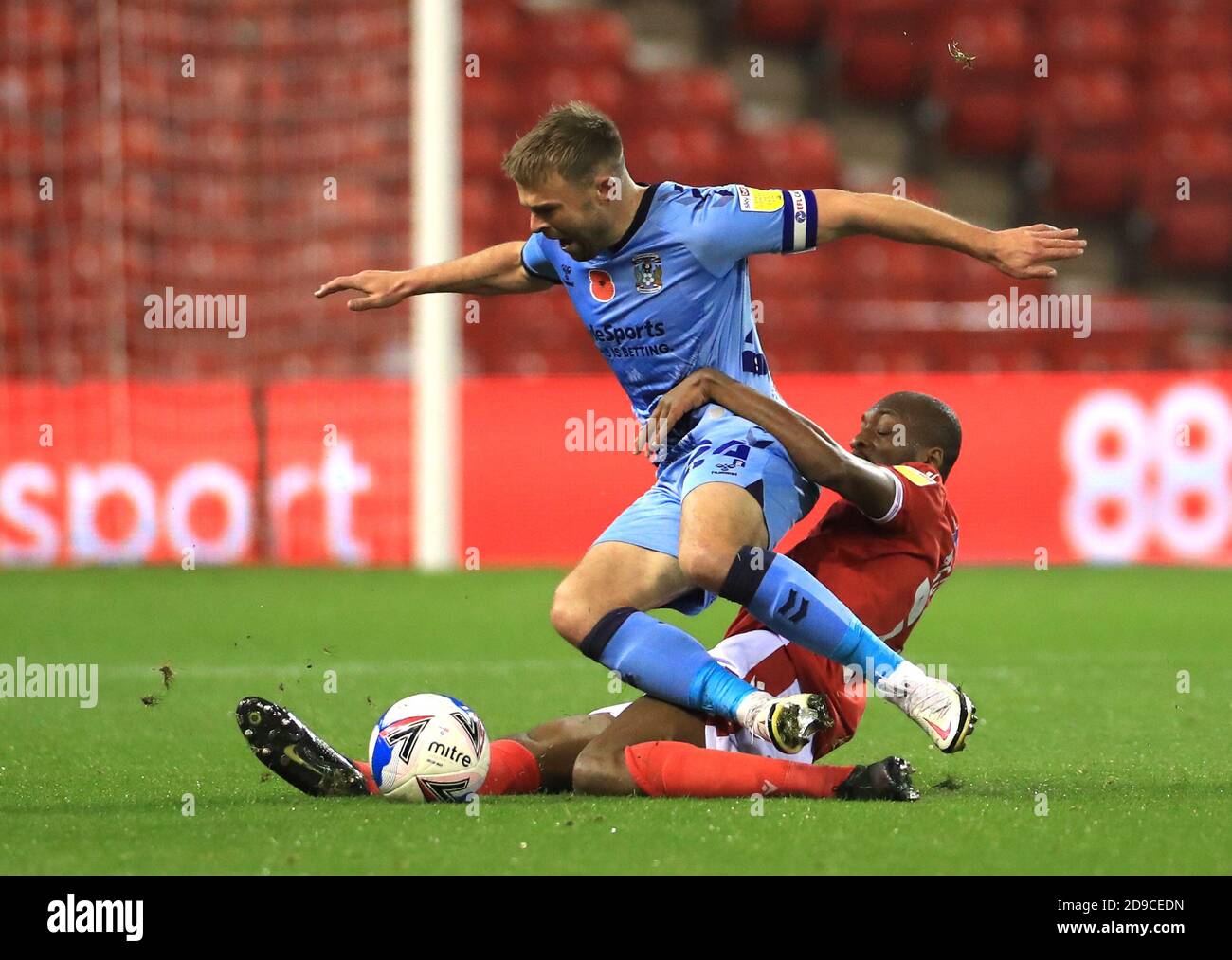 Nottingham Forest's Samba Sow (right) challenges Coventry City's Matt ...