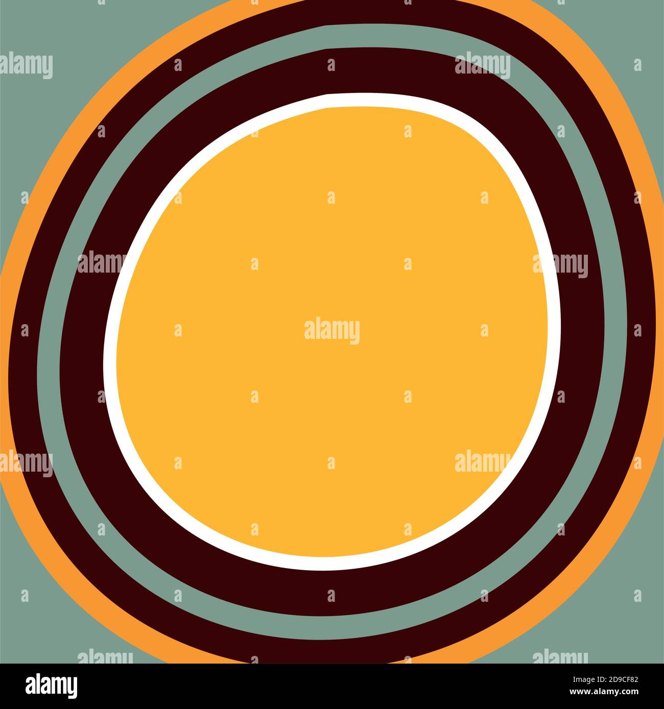 ethnic handmade ornament round shapes decoration vector illustration ...