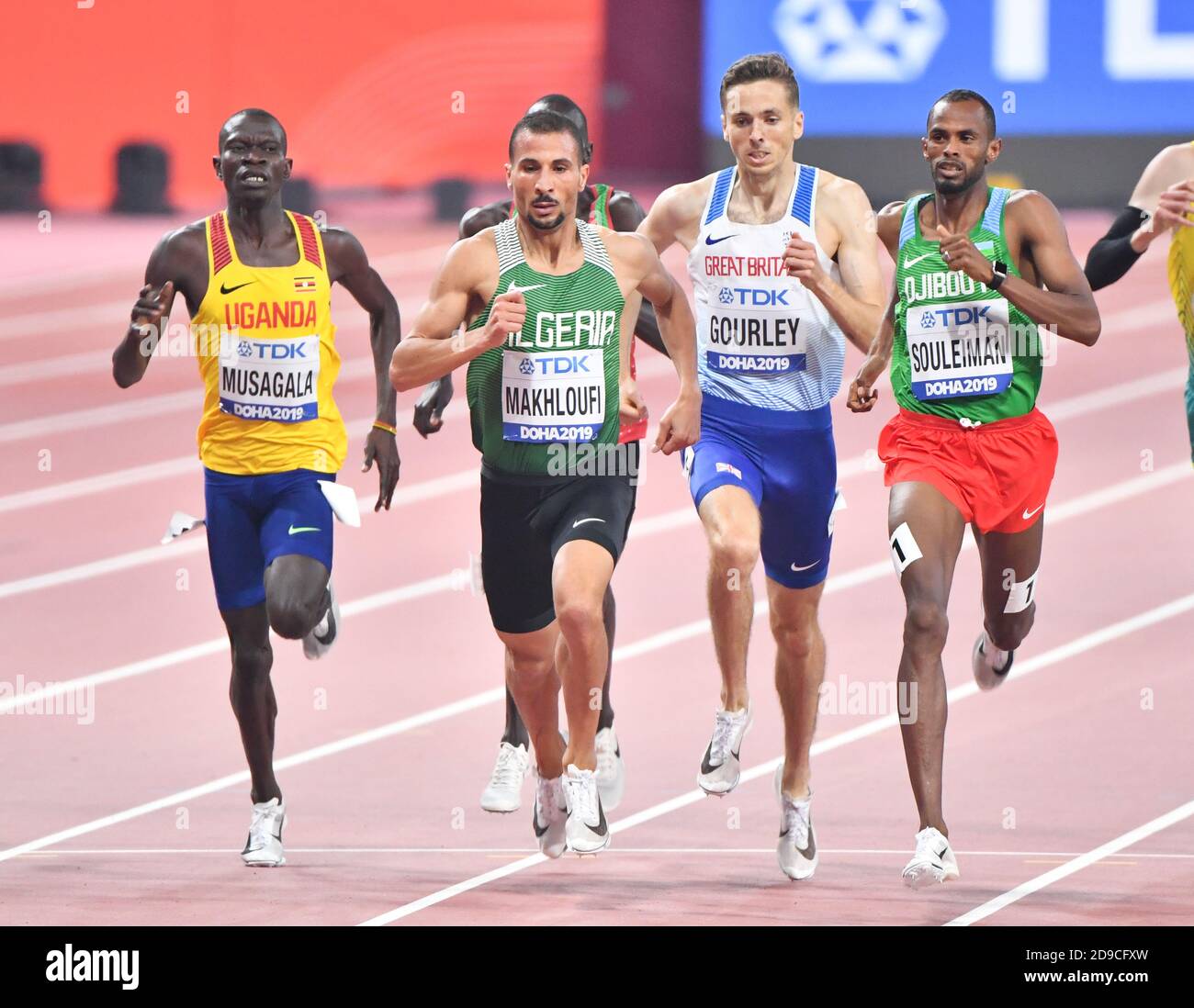 Ayanleh Souleiman, Taoufik Makhloufi, Ronald Musagala, Neil Gourley ...