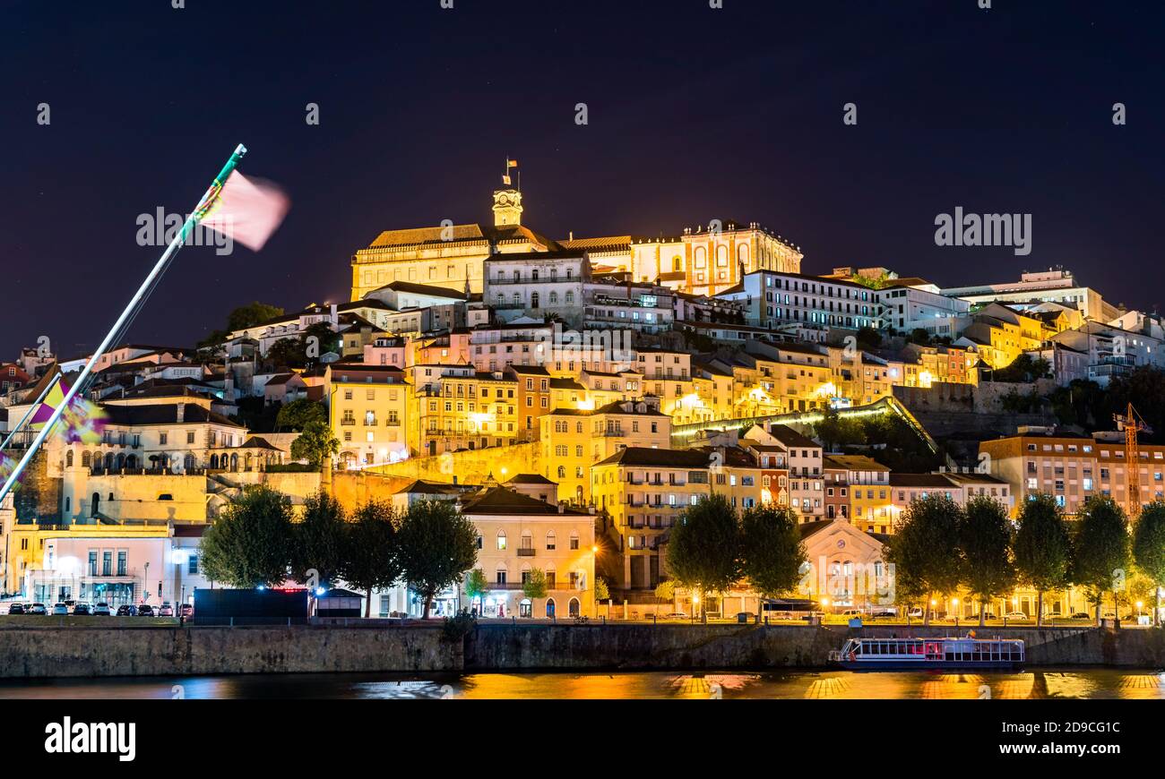 Coimbra night tower hi-res stock photography and images - Alamy