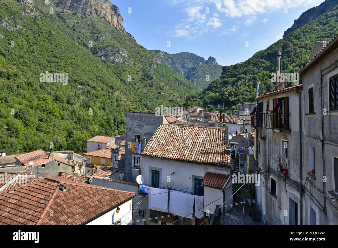 Calabria mediterranean italy view village hi-res stock photography and ...