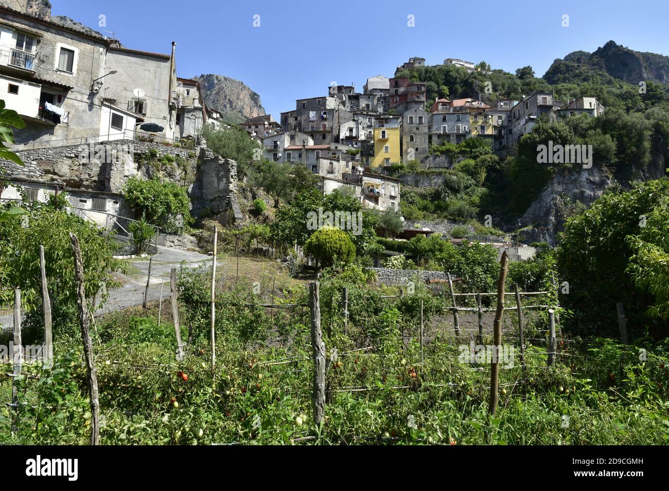 Calabria Mediterranean Italy View Village High Resolution Stock ...