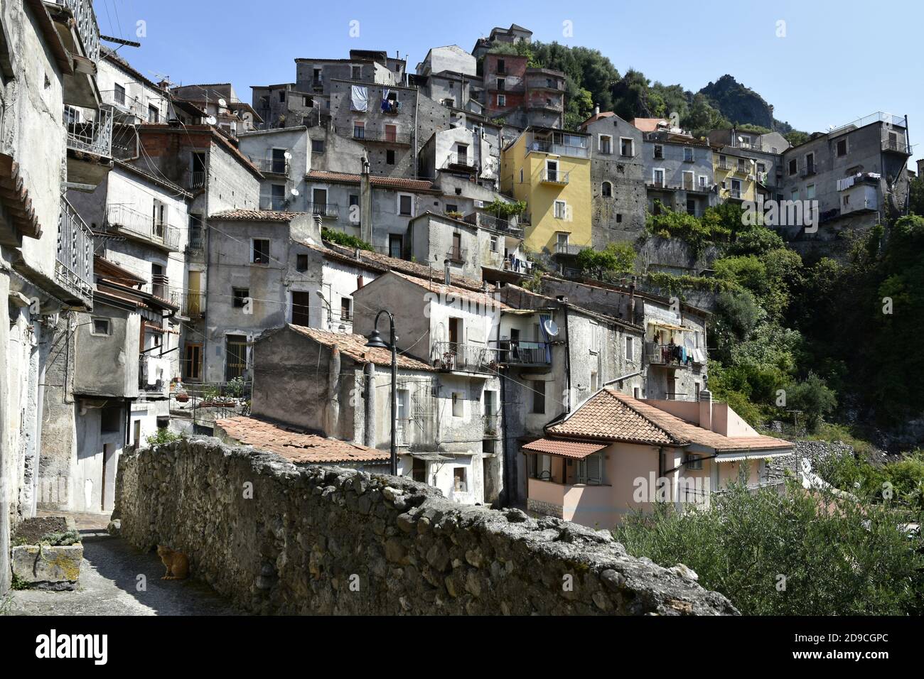Calabria mediterranean italy view village hi-res stock photography and ...