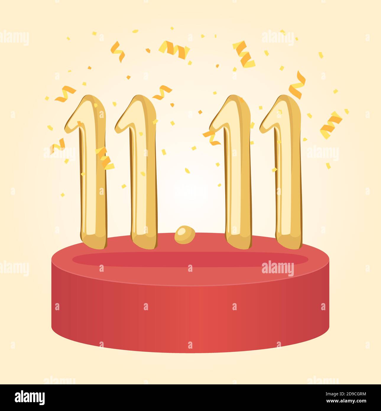 Numbers 11 Stock Vector Images - Alamy