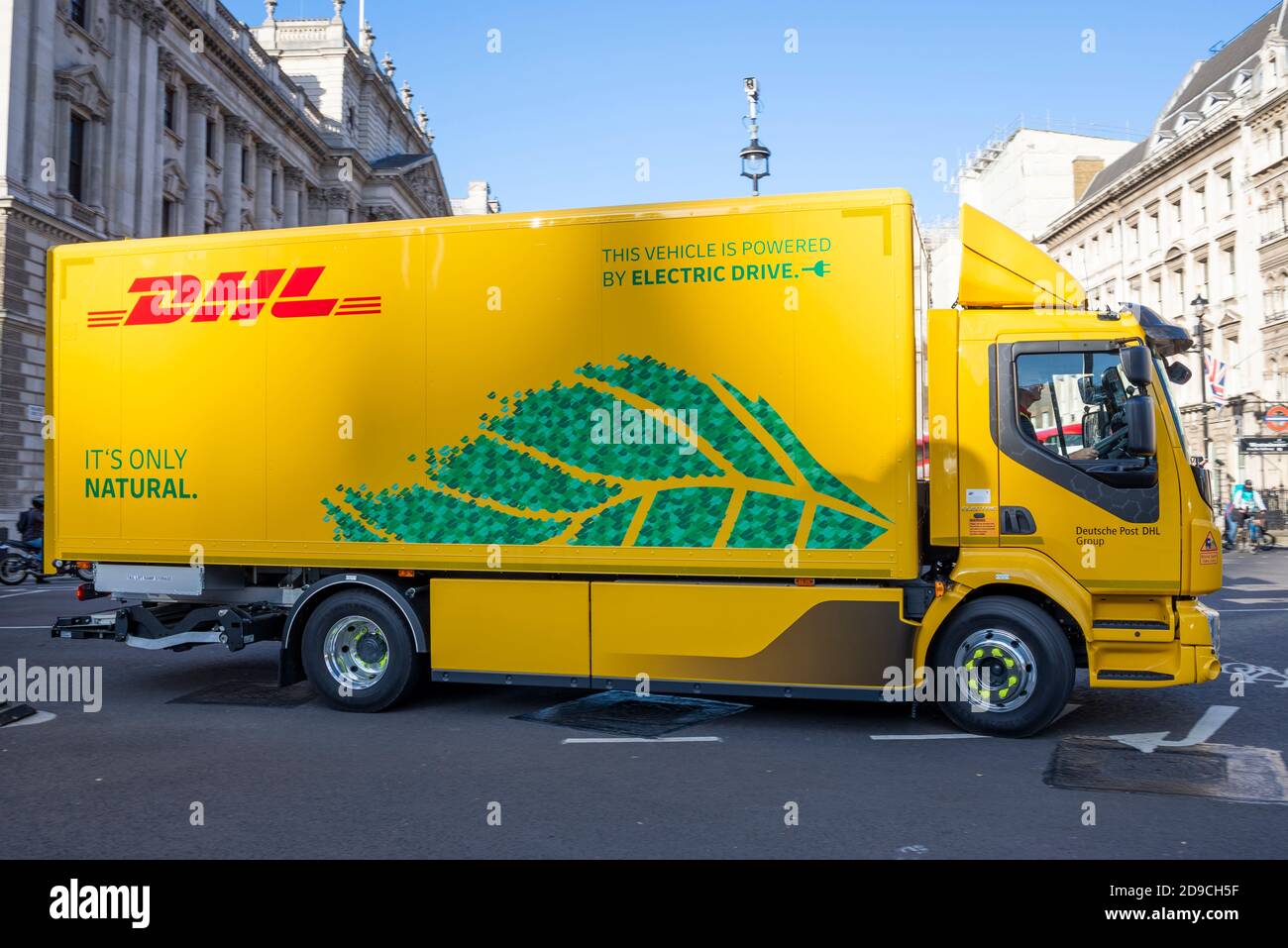 Dhl lorry hi-res stock photography and images - Alamy