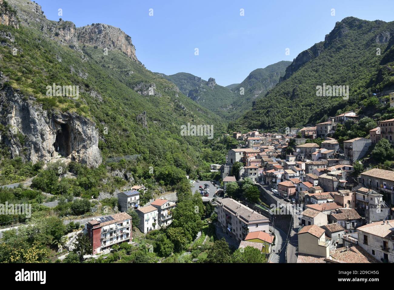 Calabria mediterranean italy view village hi-res stock photography and ...