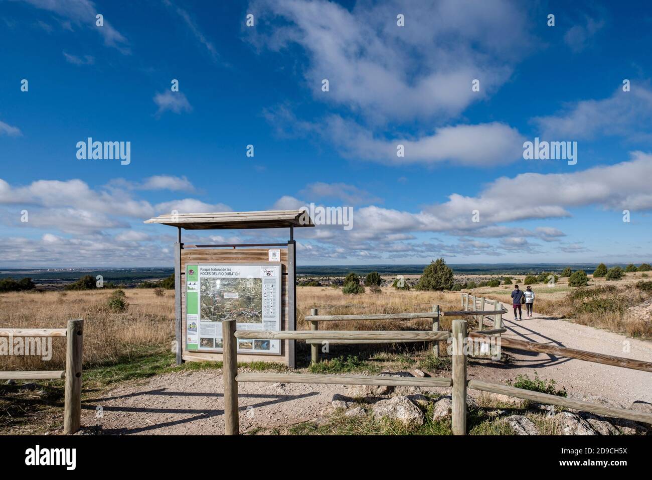 Las Hoces del Río Duratón Natural Park, Segovia province, Spain Stock ...