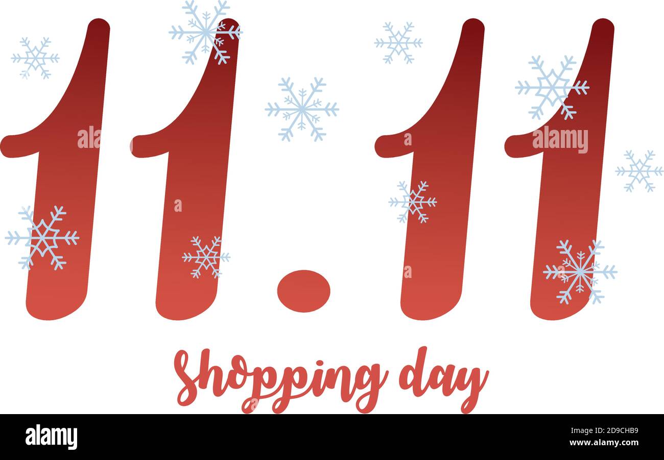 11 11 shopping festival Cut Out Stock Images & Pictures - Alamy