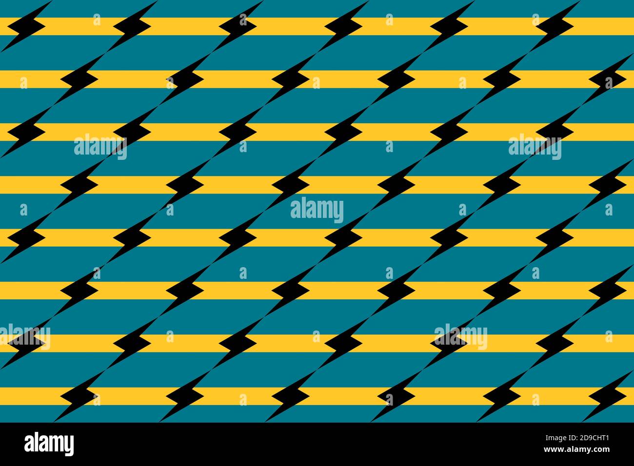 Simple geometric pattern in the colors of the national flag of Bahamas ...