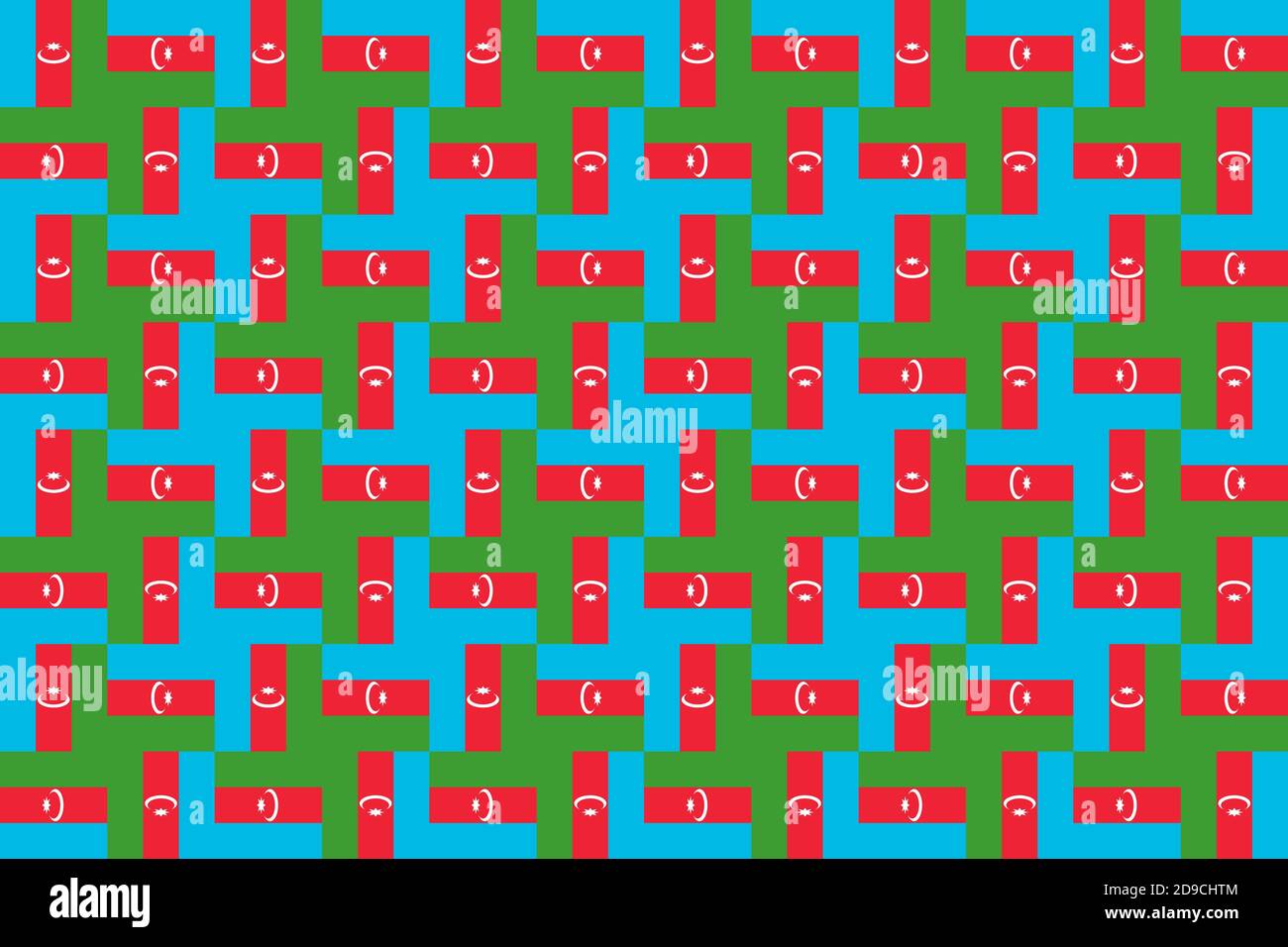 Simple geometric pattern in the colors of the national flag of ...