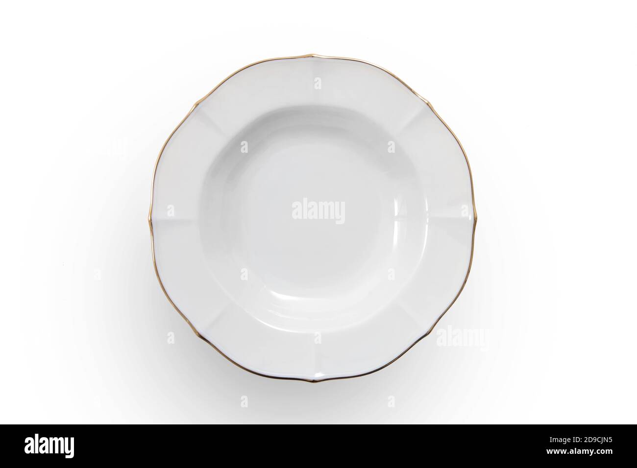 various dishes seen from above on white background Stock Photo - Alamy