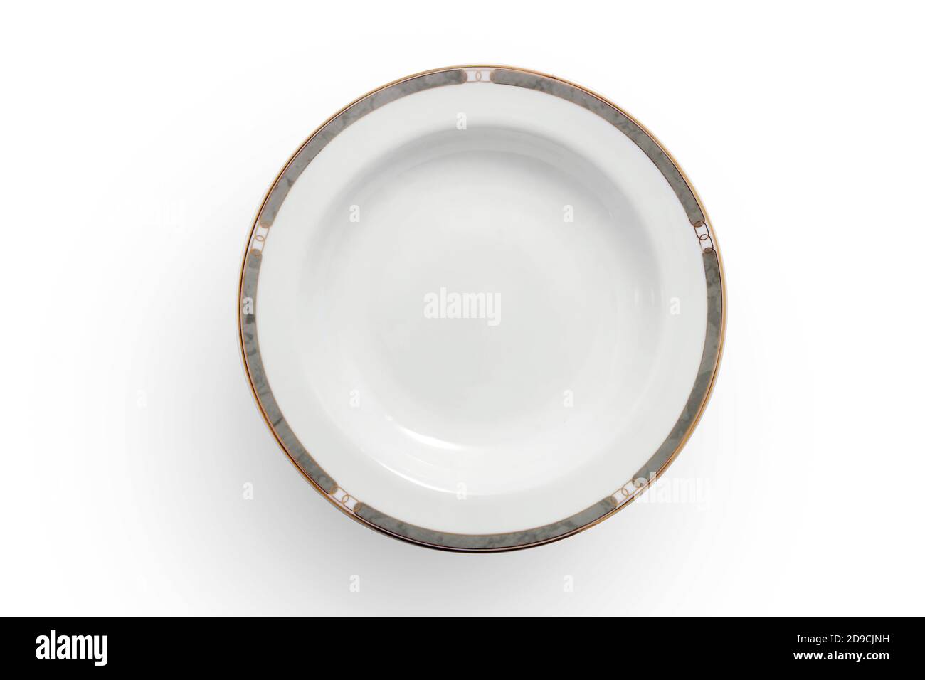 various dishes seen from above on white background Stock Photo - Alamy