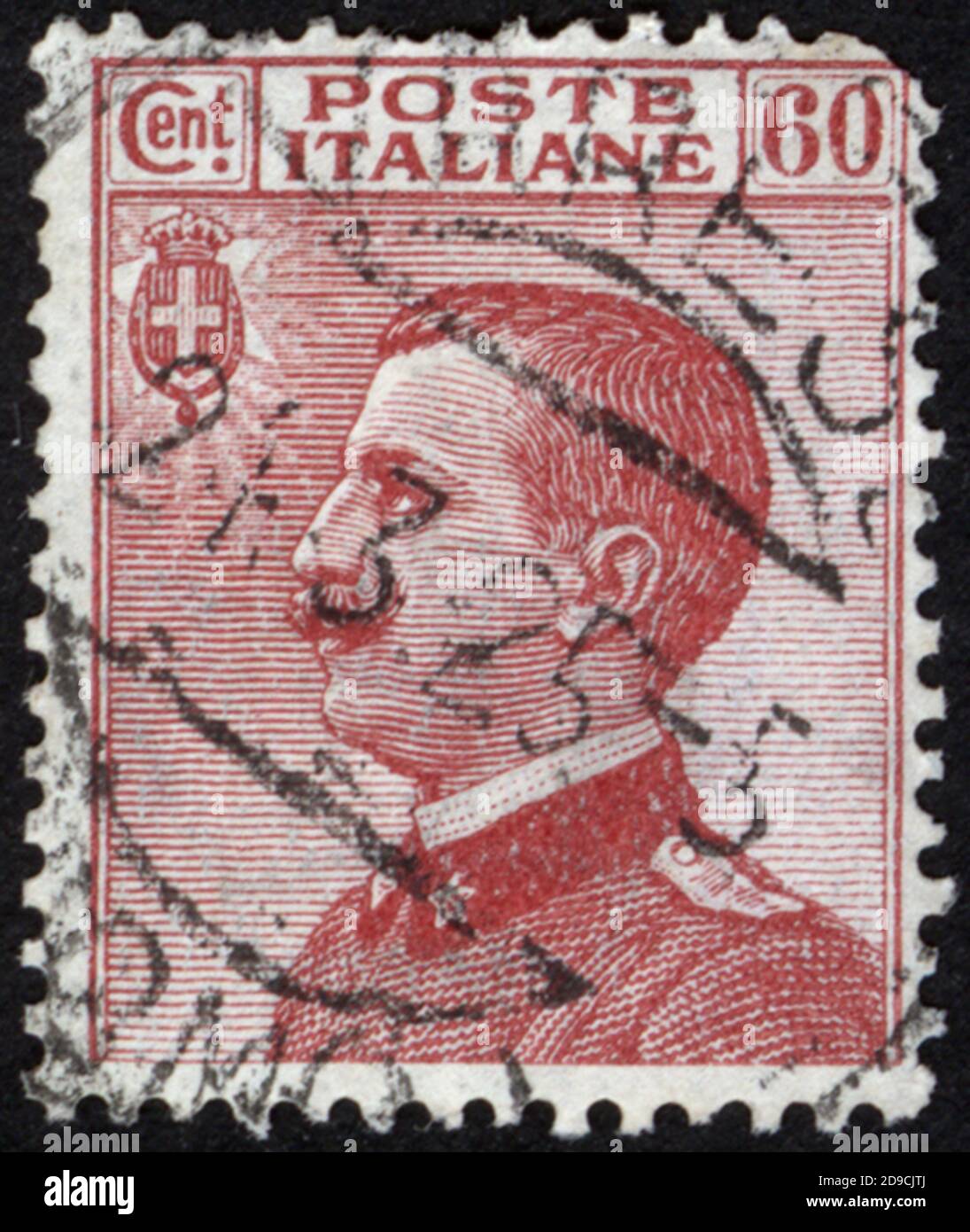 Postage stamps of the Italy. Stamp printed in the Italy. Stamp printed ...